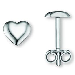 Paar Ohrh&auml;nger ONE ELEMENT "Herz Ohrringe Ohrstecker aus 925 Silber", silber, Ohrringe, Damen, Damen, Silber 925 (Sterlingsilber), Herz mit Bedeutung &ndash; eine feine Geschenkidee f&uuml;r viele Anl&auml;sse