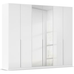 Dreht&uuml;renschrank OTTO HOME "Kleiderschrank Schrank Garderobe AGORDO mit Dekor- oder Hochglanzfront", wei&szlig; (alpinwei&szlig;, hochglanz wei&szlig;), B:271cm H:229cm T:54cm, Holzwerkstoff, Schr&auml;nke, Dreht&uuml;renschrank, durchdachte Innenausstattung, in 7 Breiten und 2 H&ouml;hen MADE IN GERMANY, Topseller
