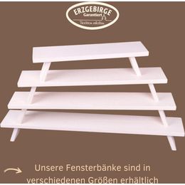 Schwibbogen-Fensterbank Weigla "Weihnachtsdeko, Made in Germany", wei&szlig;, B:70cm H:11cm T:7,5cm, Holzwerkstoff, Schwibb&ouml;gen, aus Buchenholz, Tiefe ca. 7,5 cm