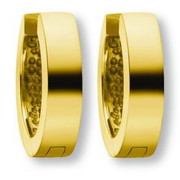 Paar Creolen ONE ELEMENT "Ohrringe Creolen aus 333 Gelbgold &Oslash; 12,5 x 3,0 mm", gold, Ohrringe, Damen, Damen, Gelbgold 333 Gold, Gelbgold 333, Gold, Sanfte Linie &ndash; unaufdringlich und geschmackvoll