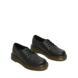 Schn&uuml;rschuh Dr. Martens "1461 J Softy T Juniors Lace Shoe", Kinder, Gr. 31, schwarz, Glattleder, Schuhe Schn&uuml;rschuh, Halbschuh, Kinderschuh mit Schn&uuml;rung