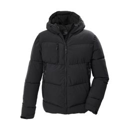 Steppjacke Killtec "KOW 255 MN QLTD JCKT", Damen, Gr. L, schwarz, Obermaterial: 100% Polyester;Futter: 100% Polyester;F&uuml;llung: 100% Polyester, Jacken Steppjacke, Wasserabweisende Herrenjacke mit reflektierenden Elementen
