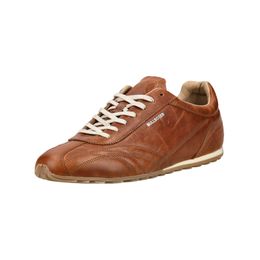 Sneaker Bullboxer "Bullboxer Sneaker Leder", Damen, Gr. 41, cognac, Leder, Schuhe Sneaker