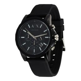 Armani Exchange Analoguhr Herren Gr&ouml;&szlig;e One Size grau / schwarz / silber