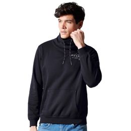 Sweatshirt Casamoda "Casamoda Sweatshirt uni", Herren, Gr. L, dunkelblau, 70% Baumwolle, 30% Polyester, Sweatshirts Sweatshirt