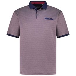 Gro&szlig;e Gr&ouml;&szlig;en Ragman Poloshirt aus merzerisierter Baumwolle Farbe beere Gr&ouml;&szlig;e: 3XL