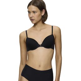 B&uuml;gel-BH Triumph "Body Make-Up Essentials", Damen, Gr. 85, Cup B, schwarz, Microtouch, Obermaterial: 58% Polyester, 31% Polyamid, 11% Elasthan, Basic, BHs B&uuml;gel-BH, leichte Polsterung, feine Microfaser, nahtloses Finish