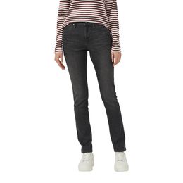 Slim-fit-Jeans s.Oliver "Betsy", Damen, Gr. 38, L&auml;nge 32, schwarz (schwarz used), Denim/Jeans, Obermaterial: 84% Baumwolle, 14% Polyester, 2% Elasthan, slim fit, Jeans Slim-fit-Jeans, mit Stretch
