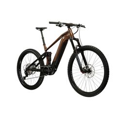 E-Bike KROSS "KROSS E-MTB Fully 29" Grist Boost 3.0 braun 12 G&auml;nge" Gr. 41, braun, schwarz, Elektrofahrr&auml;der, Damen, 41cm, 29 Zoll (73,66cm), Pedelec, Elektrofahrrad f&uuml;r Damen und Herren, MTB