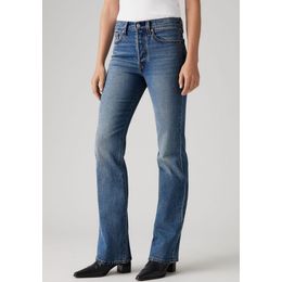 Levi's Bootcut-Jeans LEVI'S "WEDGIE BOOT", Damen, Gr. 27, L&auml;nge 32, bold and beautiful, Denim/Jeans, Obermaterial: 99% Baumwolle, 1% Elasthan, unifarben, bootcut fit lang, Jeans, im Five-Pocket Style
