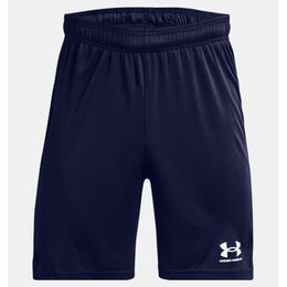 Shorts Under Armour "UA M CHALLENGER CORE SHORT", Herren, Gr. L, N-Gr, wei&szlig; (midnight navy,, wei&szlig;), Obermaterial: 100% Polyester, Hosen Shorts, sportlicher Stil, f&uuml;r vielseitige Aktivit&auml;ten, leichtes Material