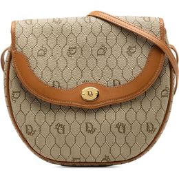 Christian Dior Hobo Bags - Honeycomb Canvas Crossbody - Gr. unisize - in Braun - f&uuml;r Damen