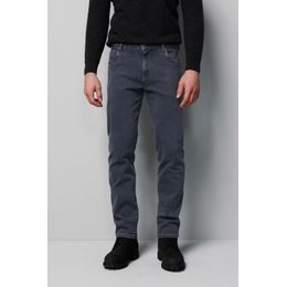 5-Pocket-Jeans MEYER "M5 Regular", Herren, Gr. 42, L&auml;nge 32, grau (mid grau), 92% Baumwolle, 6% Polyester, 2% Elasthan, unifarben, regular fit lang, Jeans 5-Pocket-Jeans, Super-Stretch