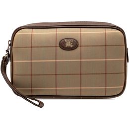 Burberry Clutches - Vintage Check Canvas Clutch - Gr. unisize - in Braun - f&uuml;r Damen