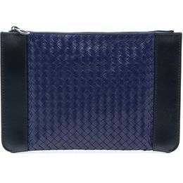 Bottega Veneta Clutches - Bicolor Nappa Intrecciato Clutch - Gr. unisize - in Blau - f&uuml;r Damen