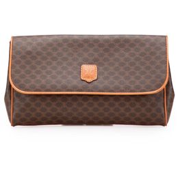 C&eacute;line Celine Clutches - Macadam Coated Canvas Clutch - Gr. unisize - in Braun - f&uuml;r Damen