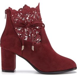 Lascana Damen High-Heel-Stiefelette, bordeaux, Gr&ouml;&szlig;e 35
