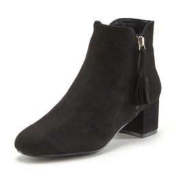 Lascana Damen Stiefelette, schwarz, Gr&ouml;&szlig;e 43