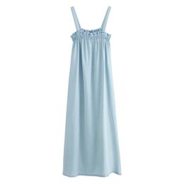 next Kleid Damen Gr&ouml;&szlig;e 50 hellblau Winterkleid