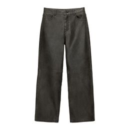 Pull&Bear Pull&bear Hose Damen Gr&ouml;&szlig;e 34 braunmeliert