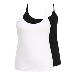 Urban Classics Top Damen Gr&ouml;&szlig;e XXXL schwarz / wei&szlig;