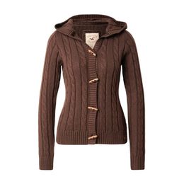 Hollister Strickjacke Damen Gr&ouml;&szlig;e XS dunkelbraun