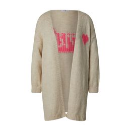 Haily's Hailys Strickjacke 'So44uri' Damen Gr&ouml;&szlig;e S/M beige / pink