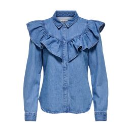 Only Bluse 'ONLINDIGO' Damen Gr&ouml;&szlig;e XL blue denim
