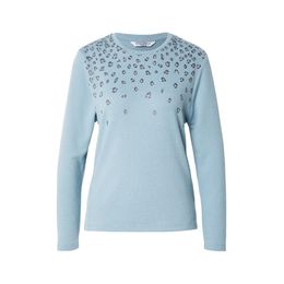 ZABAIONE Pullover 'Pe44lagia' Damen Gr&ouml;&szlig;e M hellblau / silber