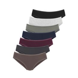 VIVANCE by LASCANA Panty female size M Dark blue / Chocolate / Graphite / mottled grey / Olive / Cyclamen / Black