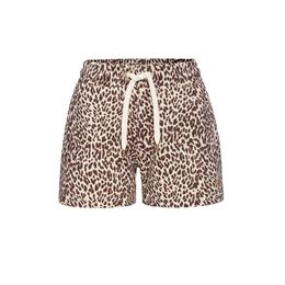 Buffalo Shorts Damen Gr&ouml;&szlig;e 36/38 creme / braun / dunkelbraun