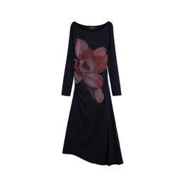 Desigual Kleid Damen Gr&ouml;&szlig;e 42 grenadine / schwarz / eierschale Winterkleid