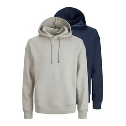 Jack & Jones Jack & Jones Sweatshirt 'JJEBRADLEY' Herren Gr&ouml;&szlig;e XL navy / hellgrau