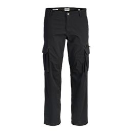 JACK & JONES Cargo Pants 'JPSTKANE DOVER' male size 34 Black