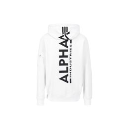 Alpha Industries Sweatshirt 'Backprint' Herren Gr&ouml;&szlig;e XXXL schwarz / wei&szlig;