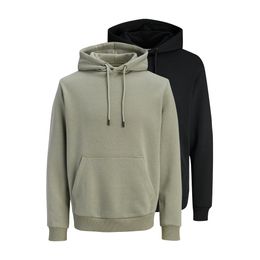 Jack & Jones Jack & Jones Sweatshirt 'JJEBRADLEY' Herren Gr&ouml;&szlig;e S greige / schwarz
