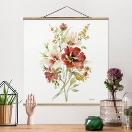 Bilderwelten Stoffbild mit Posterleisten Herbststrau&szlig;