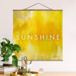 Bilderwelten Stoffbild mit Posterleisten Du bist mein Sonnenschein