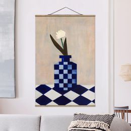 Bilderwelten Stoffbild mit Posterleisten Matisse' Farnzweig II