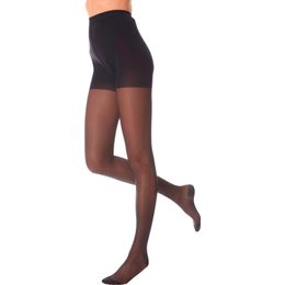 Damen St&uuml;tzstrumpfhose schwarz, Gr&ouml;&szlig;e 5