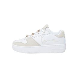 Karl Kani Sneaker 'KK 89 Up Logo PRM' Damen Gr&ouml;&szlig;e 41 hellbeige / wei&szlig;