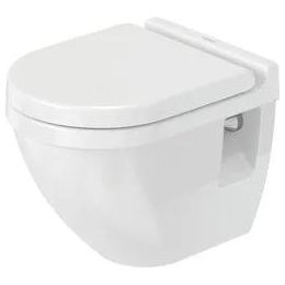 Duravit Wand-WC Starck 3 Compact 47,5cm, Tiefsp&uuml;ler, 22020900001, Farbe: Wei&szlig; mit Wondergliss