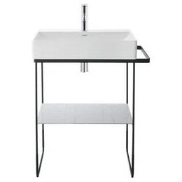 Duravit DuraSquare Waschtisch, 60x47cm, 1 Hahnloch, ohne &Uuml;berlauf, von unten glasiert, 2353600041, Farbe: Wei&szlig;