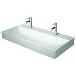 Duravit DuraSquare M&ouml;belwaschtisch, 100x47cm, ohne Hahnloch, ohne &Uuml;berlauf, Unterseite geschliffen und glasiert, 2353100079, Farbe: Wei&szlig;