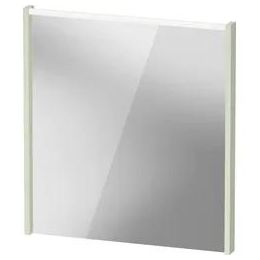 Duravit D-Code Spiegel, LED-Lichtfeld oben, 650x700mm, externer Lichtschalter notwendig, 5 W, DC70760HHHH0000, Farbe: Blassgr&uuml;n matt