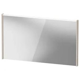 Duravit D-Code Spiegel, LED-Lichtfeld oben, 1200x700mm, externer Lichtschalter notwendig, 9 W, DC7079091910000, Farbe: Taupe Matt