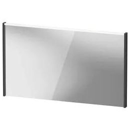 Duravit D-Code Spiegel, LED-Lichtfeld oben, 1200x700mm, externer Lichtschalter notwendig, 9 W, DC7079049490000, Farbe: Graphit matt