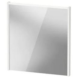 Duravit D-Code Spiegel, LED-Lichtfeld oben, 650x700mm, externer Lichtschalter notwendig, 5 W, DC7076018180000, Farbe: Wei&szlig; Matt