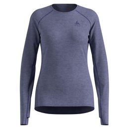 Odlo X-Alp PW 115 Crewneck L/S Bekleidung Damen blau
