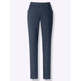 WITT Damen Schlupfjeans mit Stretch-Anteil, dunkelblau, Gr&ouml;&szlig;e 19